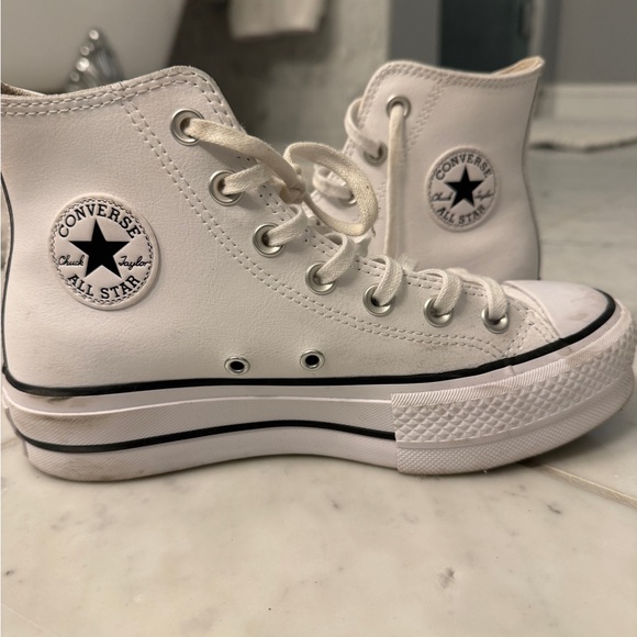 Converse | Shoes | Converse White Lift Hi Hightop Sneakers | Poshmark